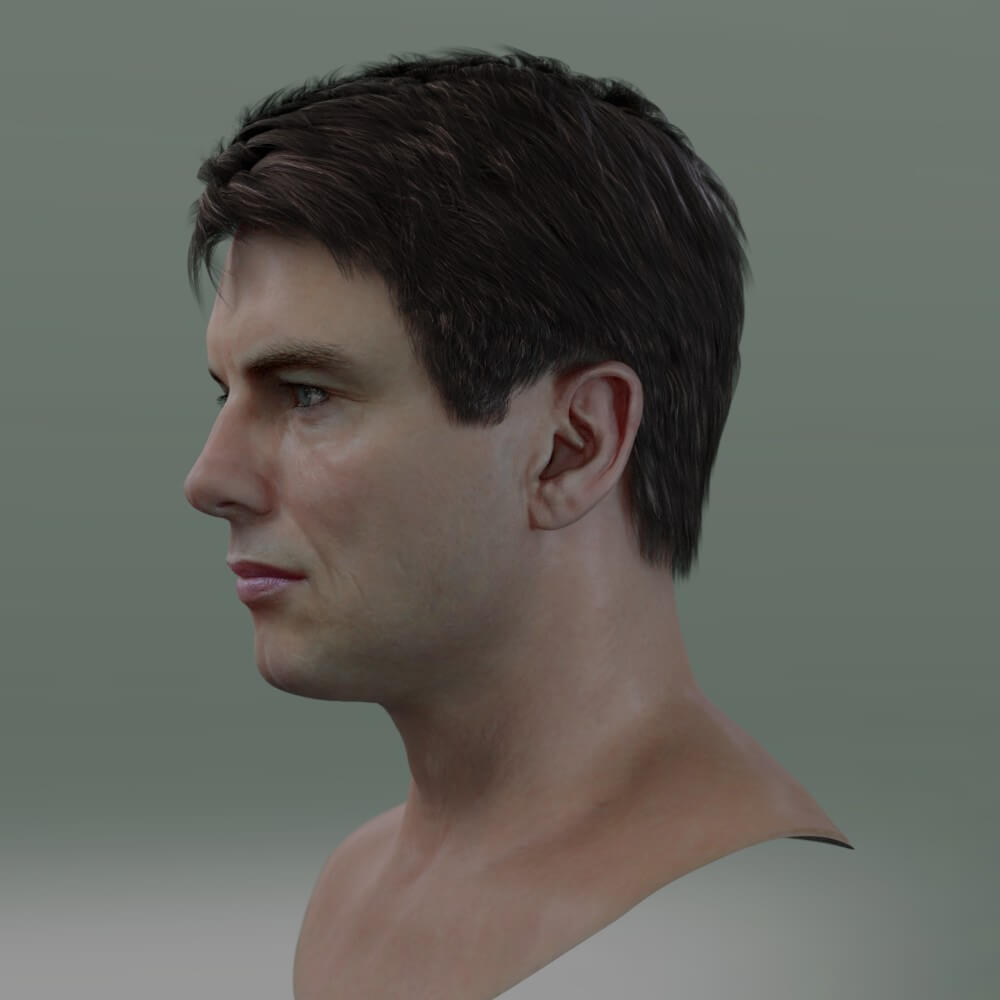 John Barrowman Head - 3D Model by vefilanna