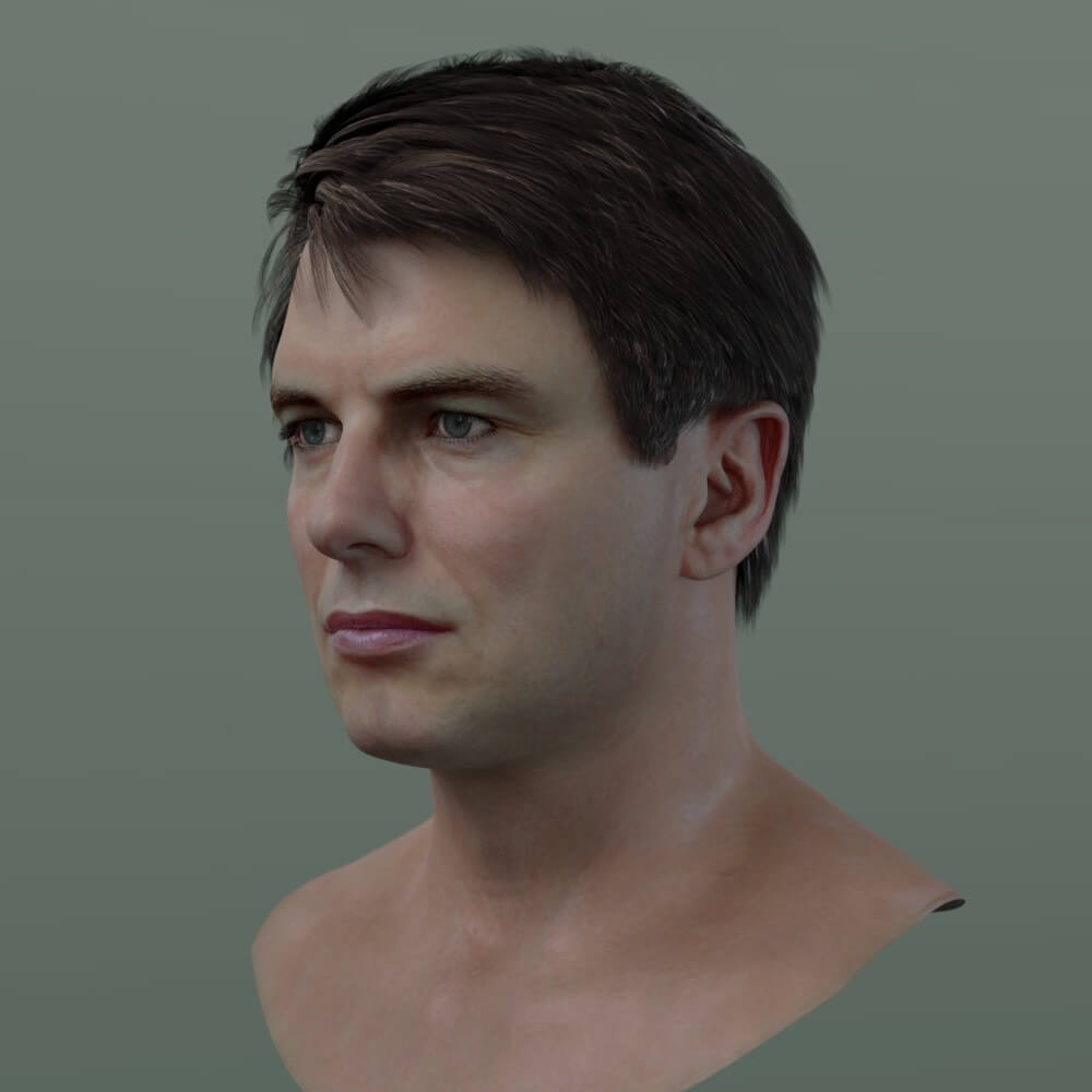 3D Model John Barrowman by vefilanna