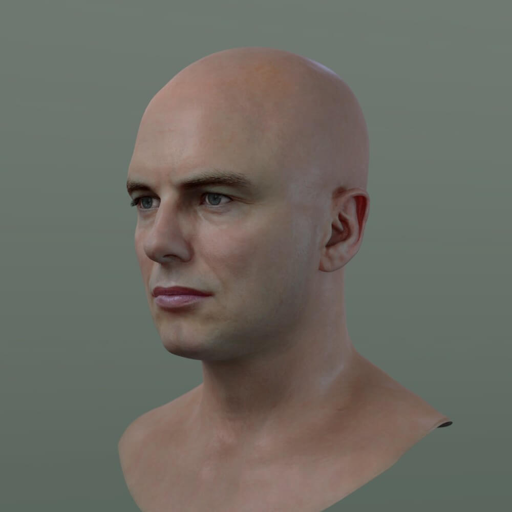 John Barrowman Head - 3D Model by vefilanna