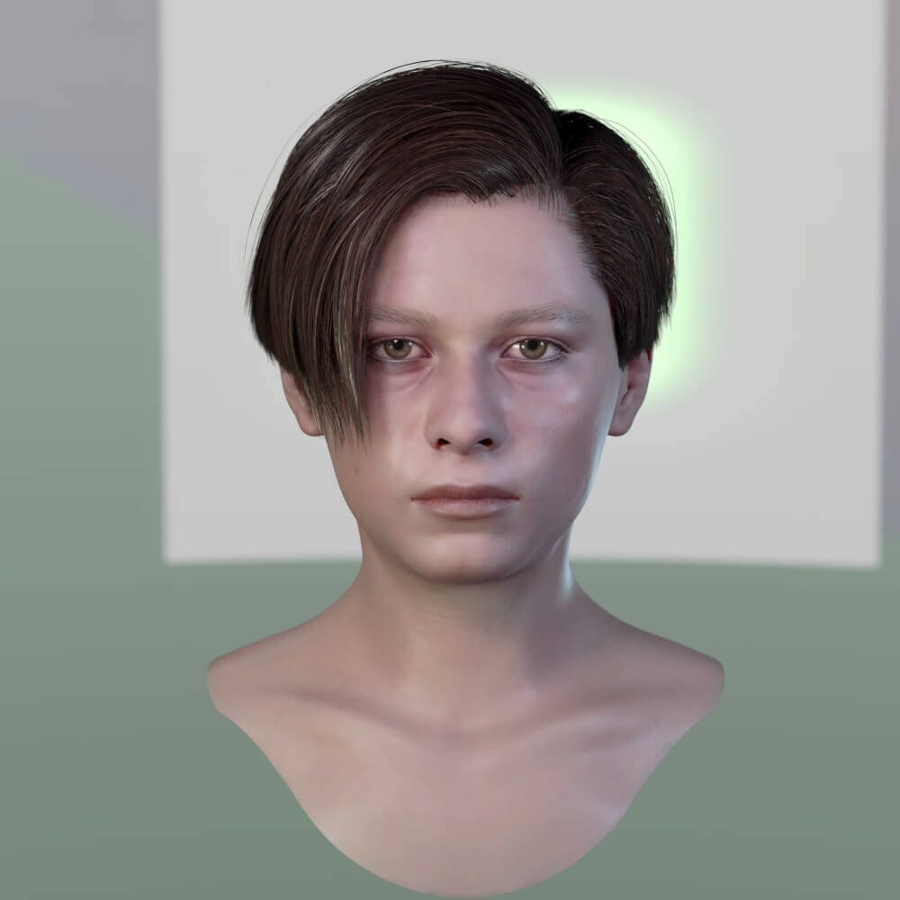 John Connor Head - 3D Model by vefilanna