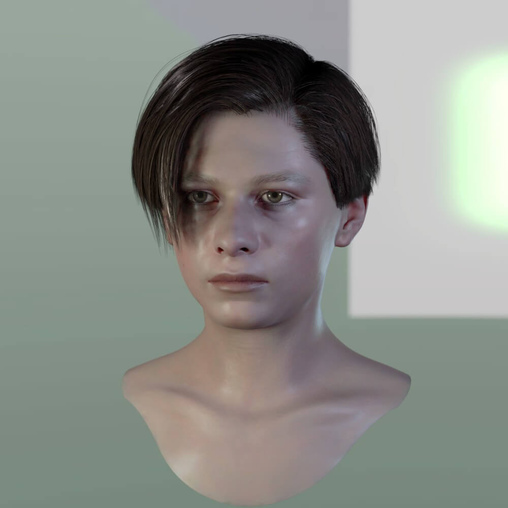 3D Model John Connor by vefilanna