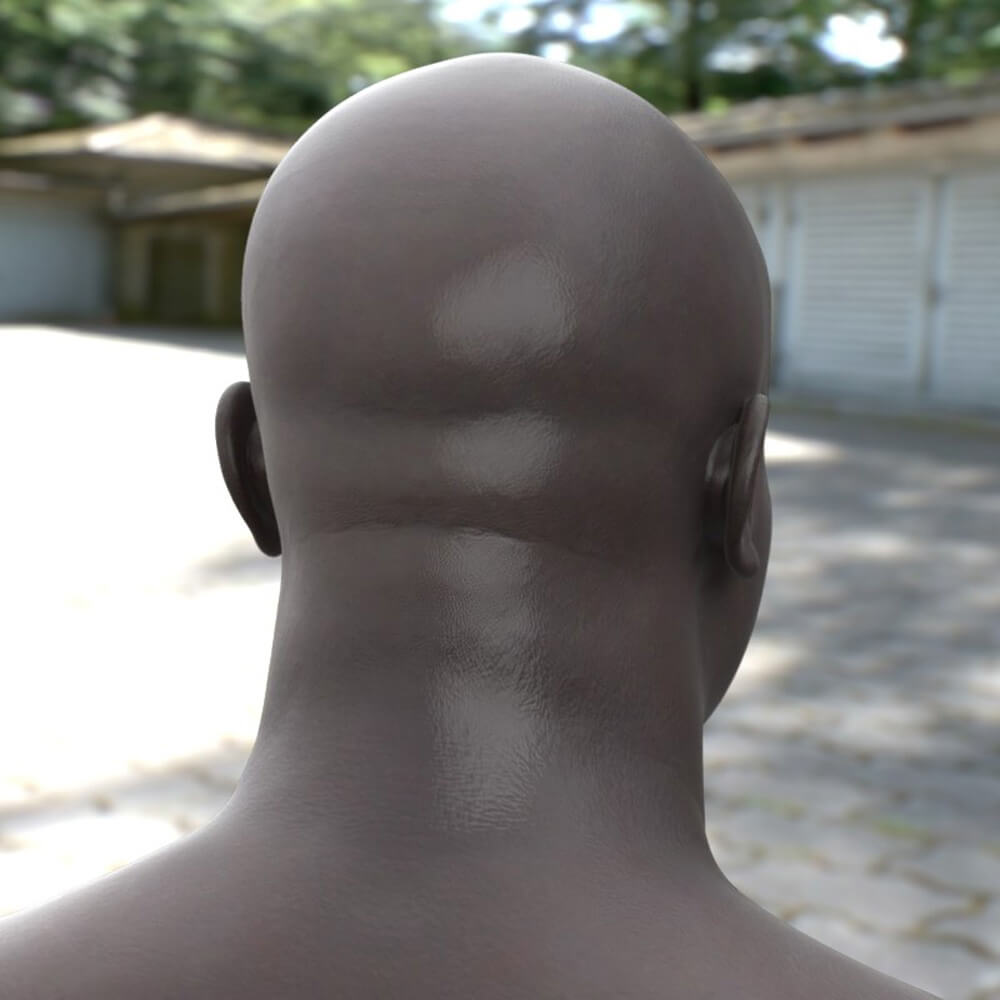 3D Model Joseph Head Male by vefilanna