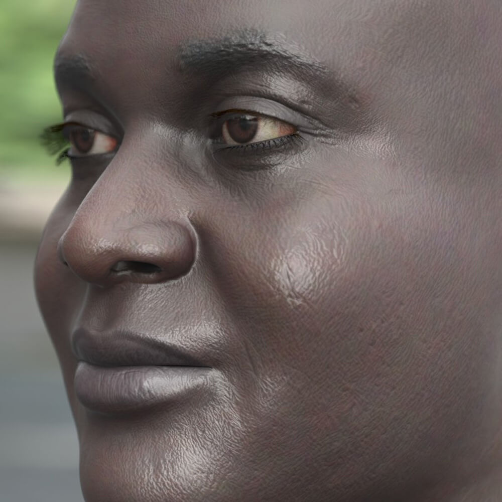 3D Model Joseph Head Male by vefilanna