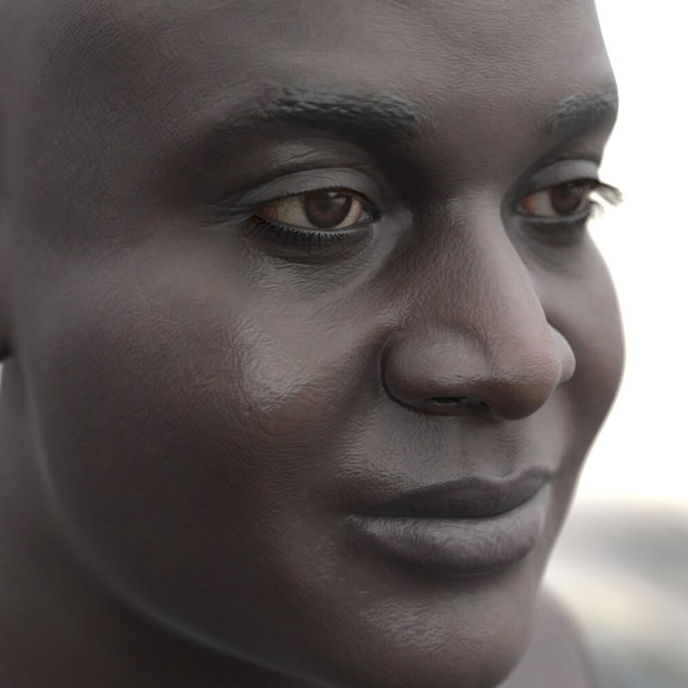 3D Model Joseph Head Male by vefilanna