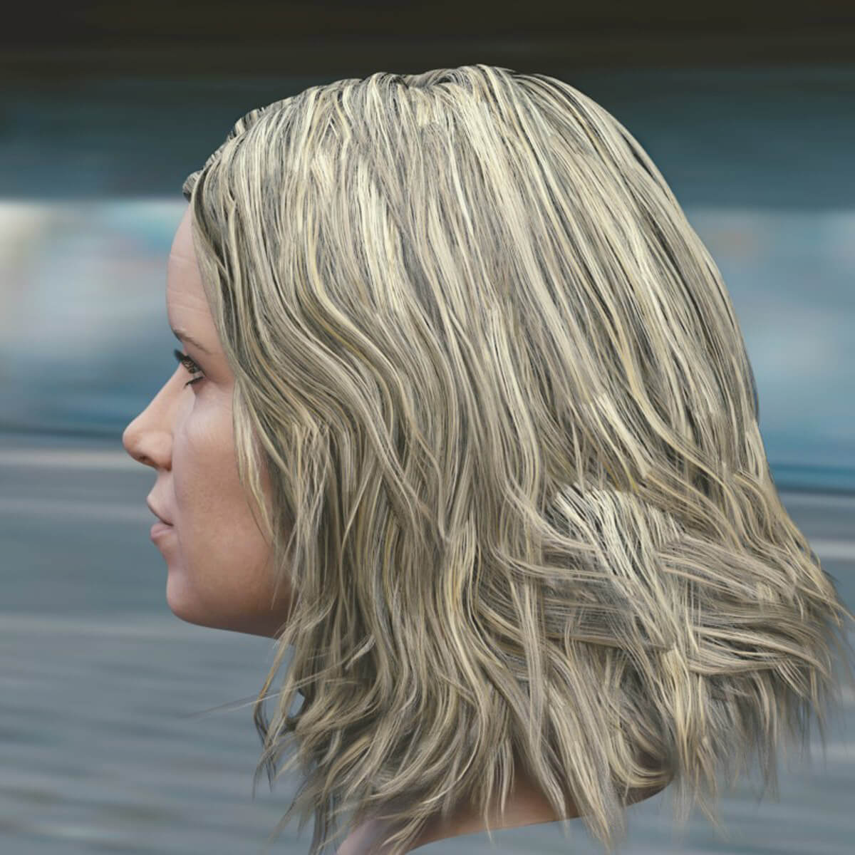 Kim Dickens Madison Clark Head - 3D Model by vefilanna