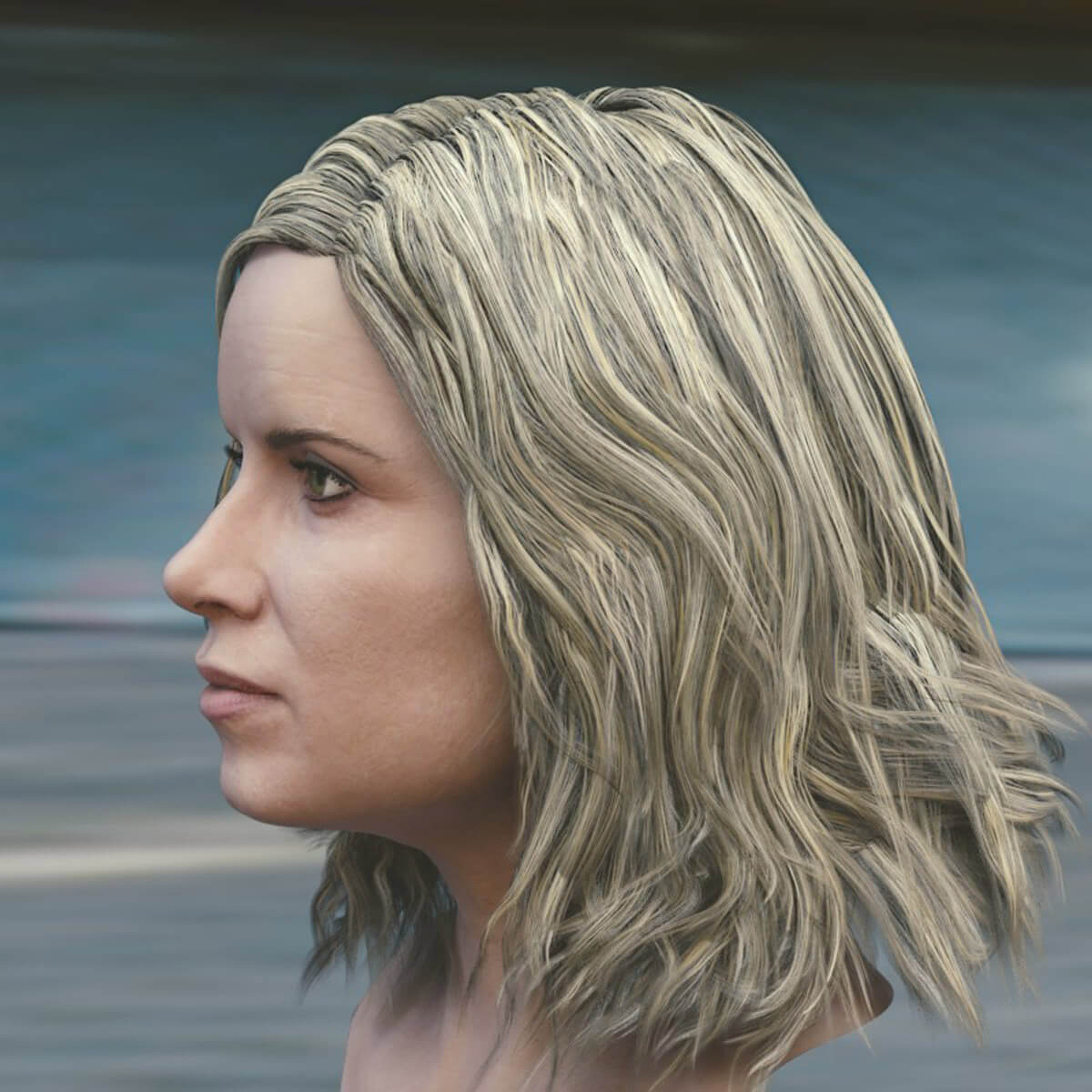 Kim Dickens Madison Clark Head - 3D Model by vefilanna