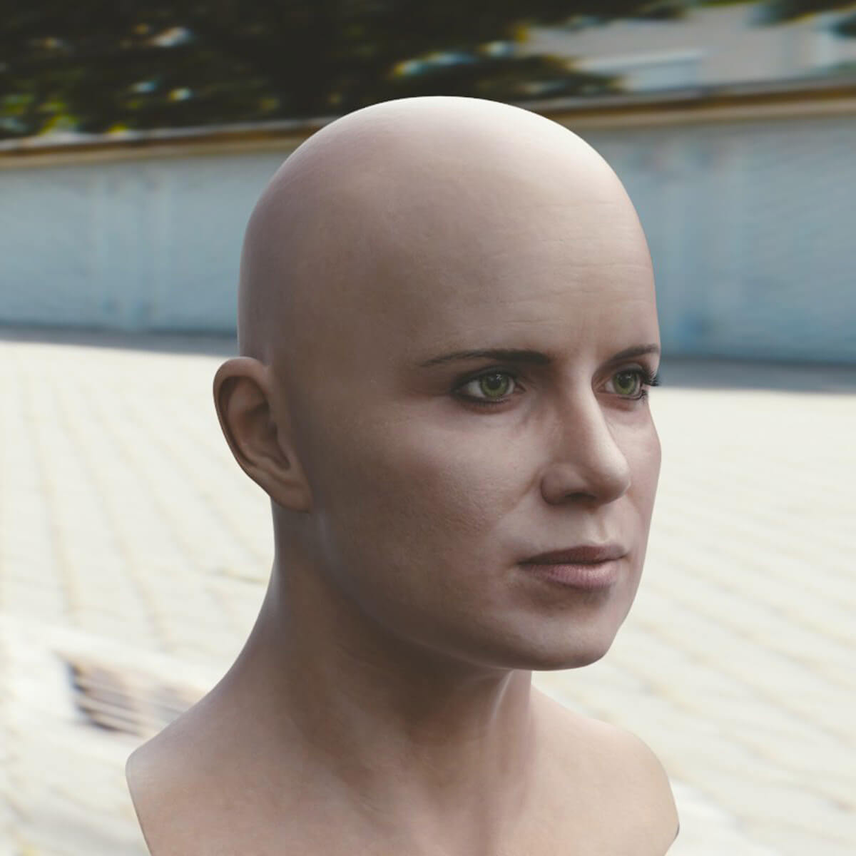 Kim Dickens Madison Clark Head - 3D Model by vefilanna