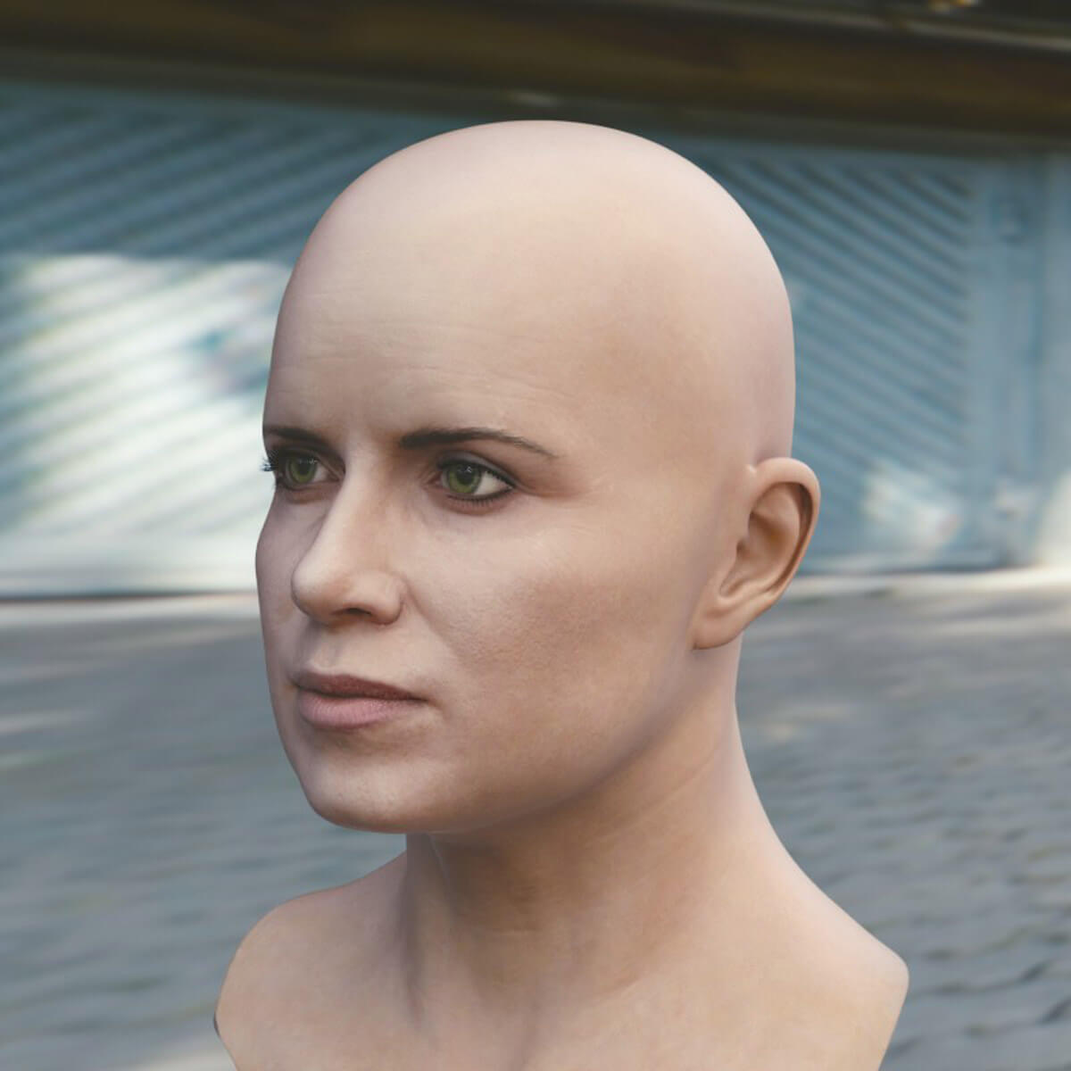 Kim Dickens Madison Clark Head - 3D Model by vefilanna