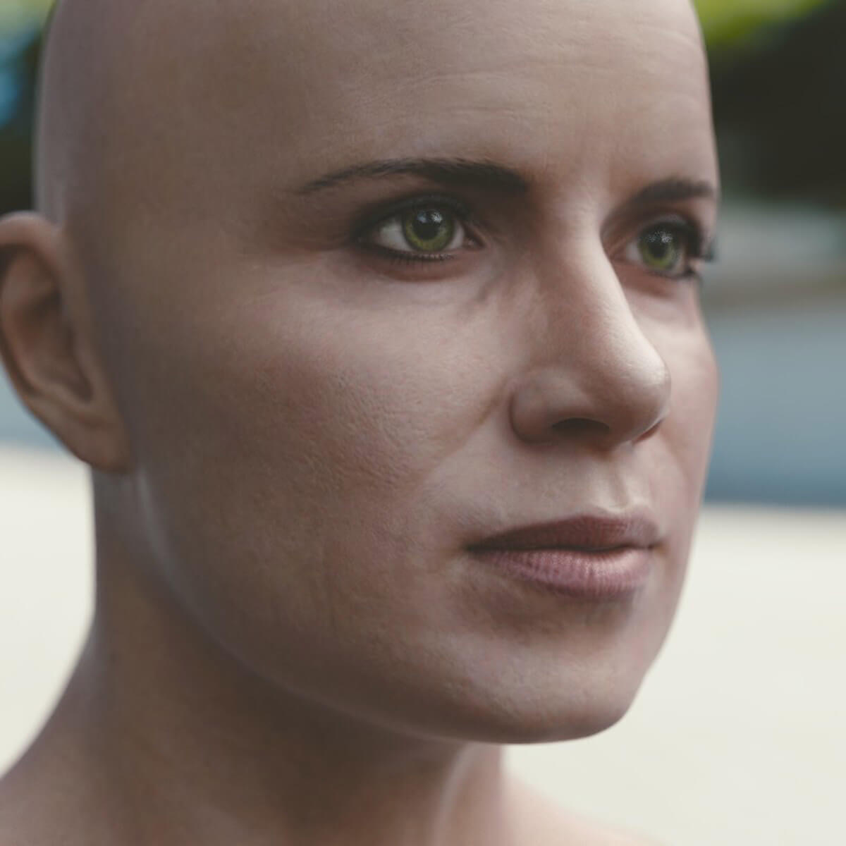 Kim Dickens Madison Clark Head - 3D Model by vefilanna