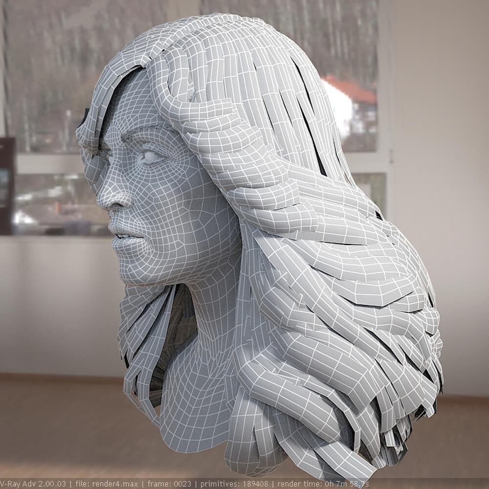 Madonna Singer Head - 3D Model by vefilanna