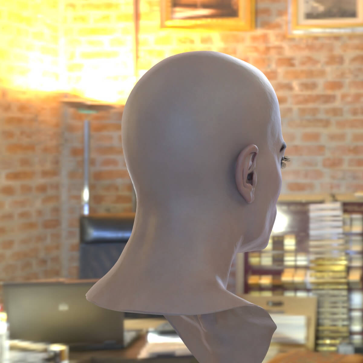 Michael Jackson Head - 3D Model by vefilanna