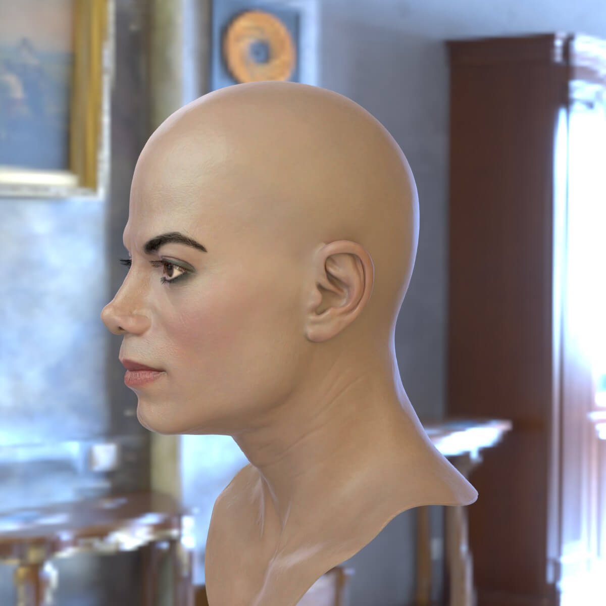 Michael Jackson Head - 3D Model by vefilanna