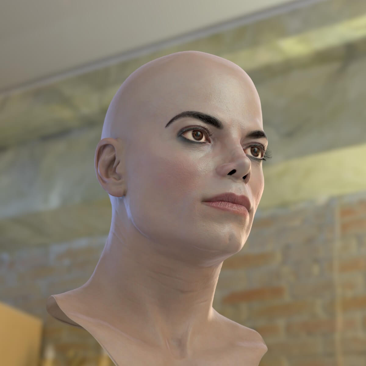 Michael Jackson Head - 3D Model by vefilanna