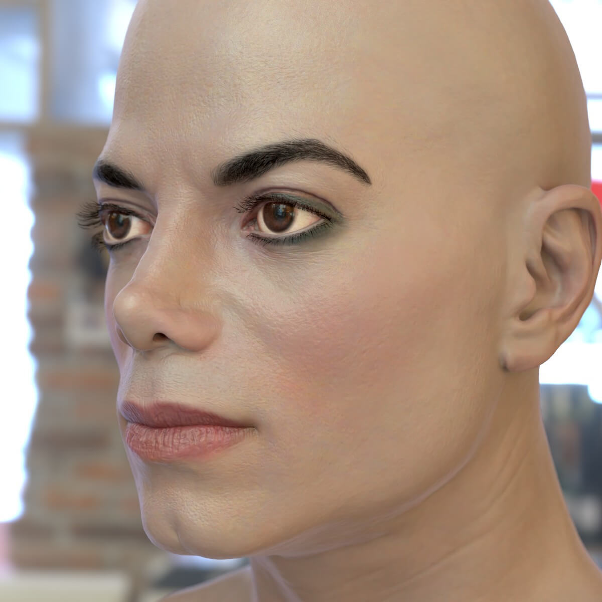 Michael Jackson Head - 3D Model by vefilanna