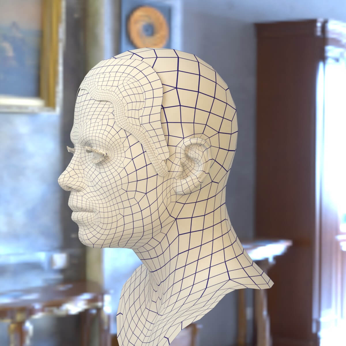 Michael Jackson Head - 3D Model by vefilanna