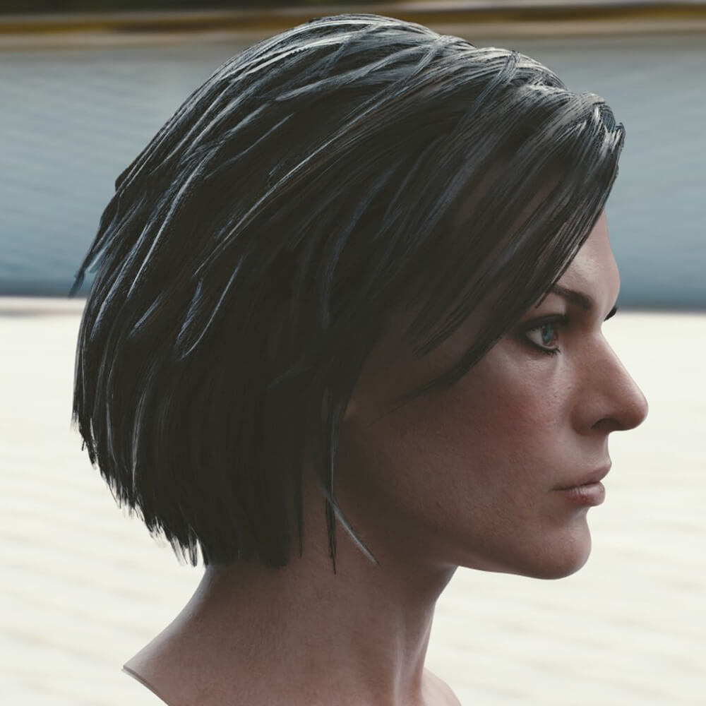 Milla Jovovich Head V1 - 3D Model by vefilanna