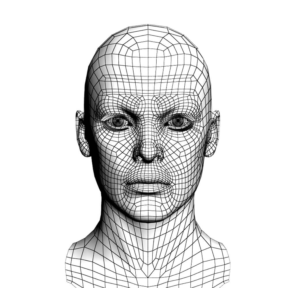 Milla Jovovich Head V1 - 3D Model by vefilanna