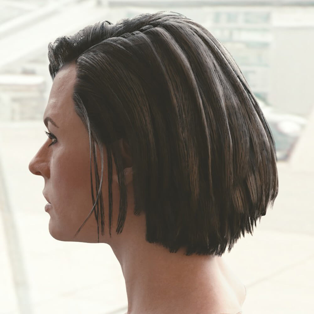 Milla Jovovich Head V2 - 3D Model by vefilanna