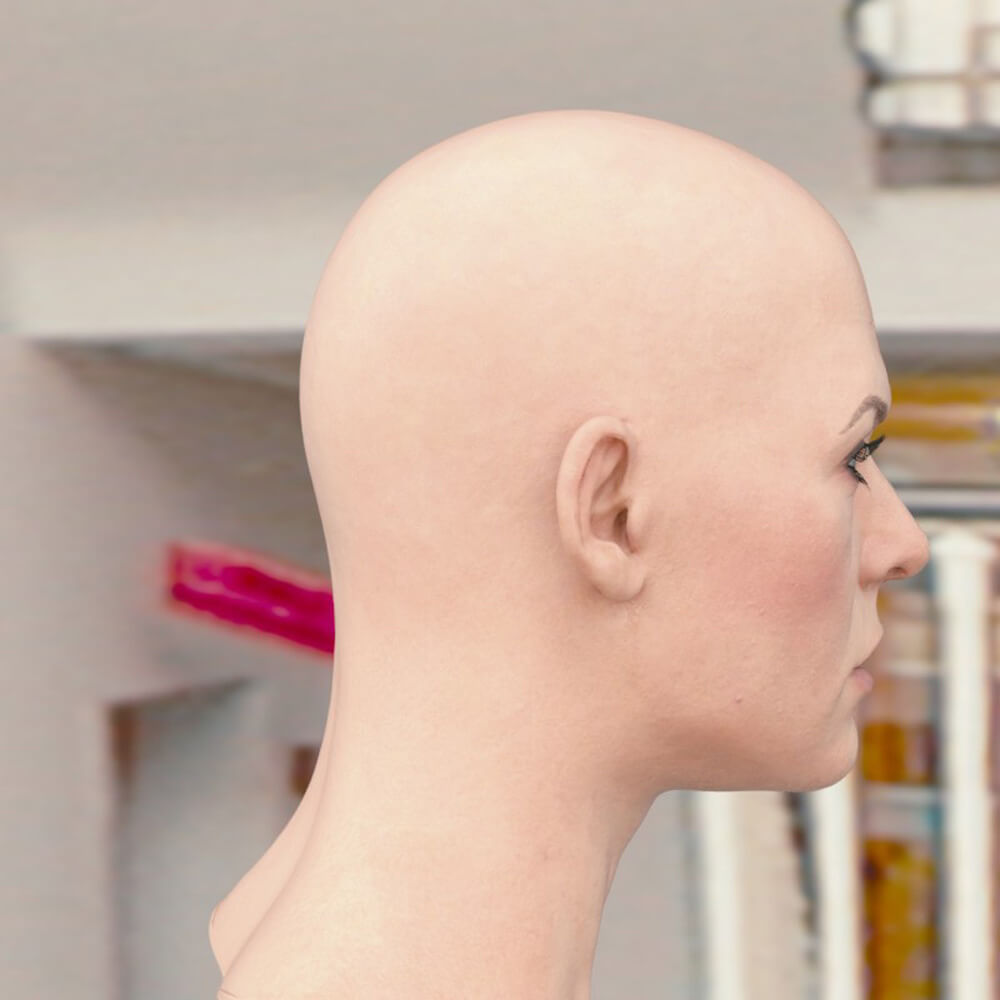 3D Model Milla Jovovich Head V2 by vefilanna