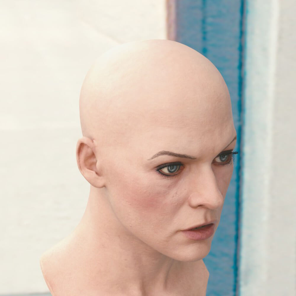 3D Model Milla Jovovich Head V2 by vefilanna