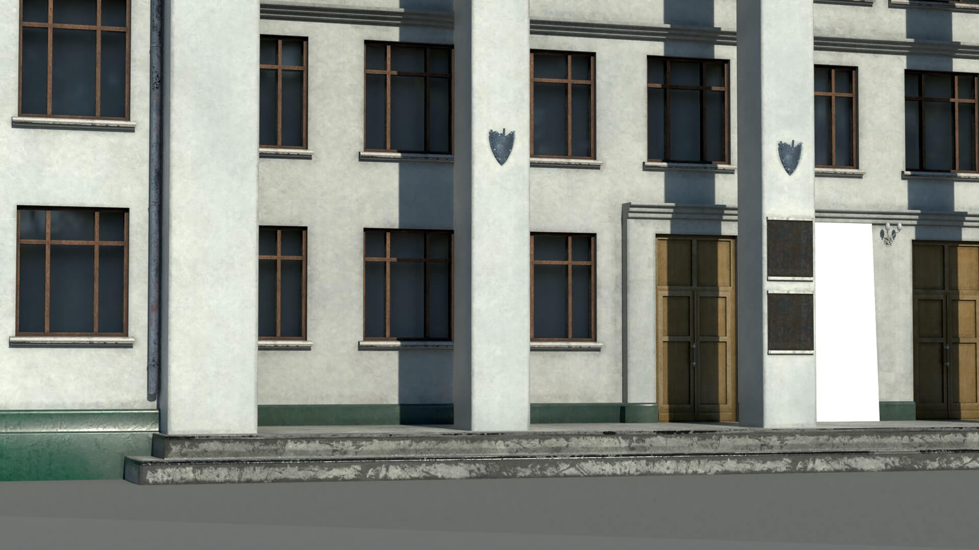 Old Architecture Building - 3D Model by vefilanna