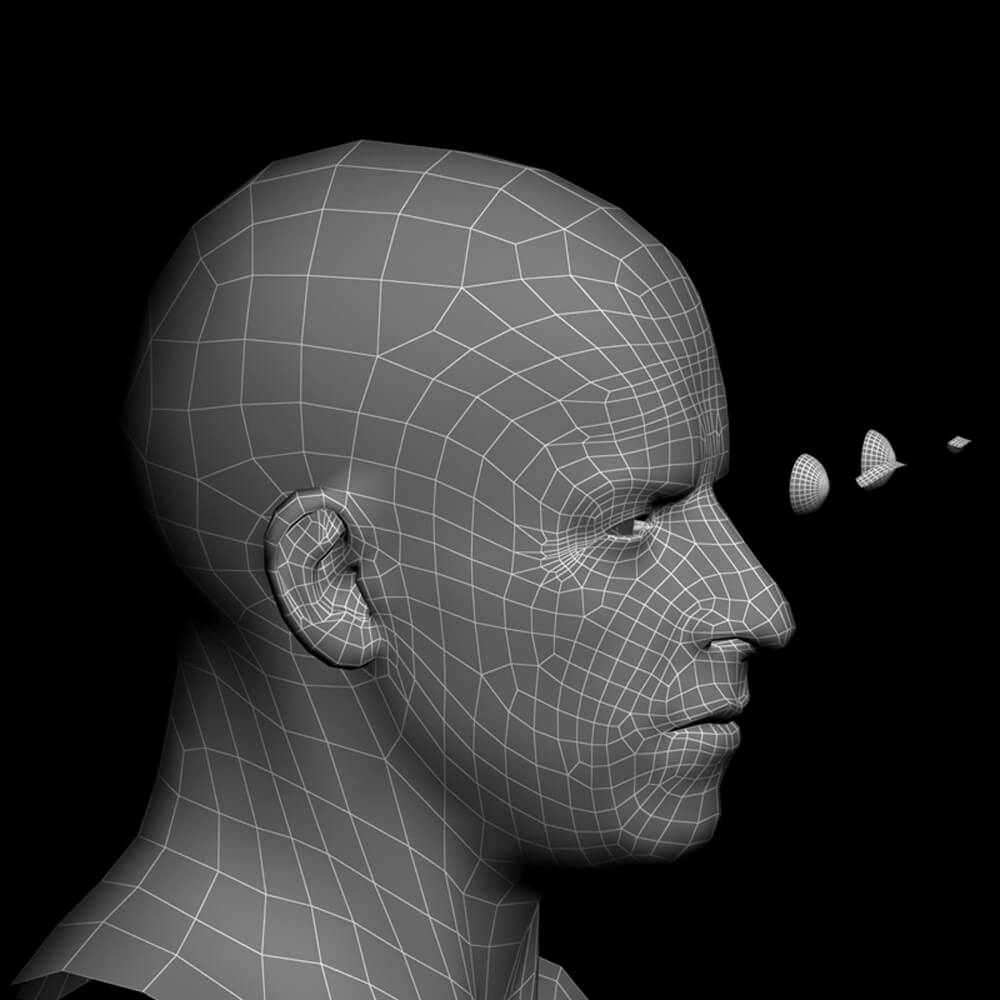 3D Model of Vin Diesel Head by vefilanna