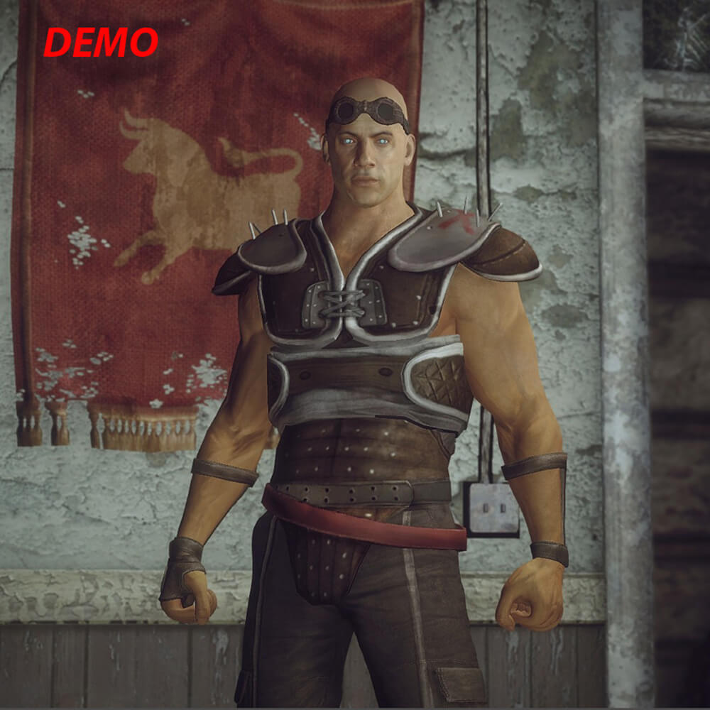 3D Model of Vin Diesel Head by vefilanna