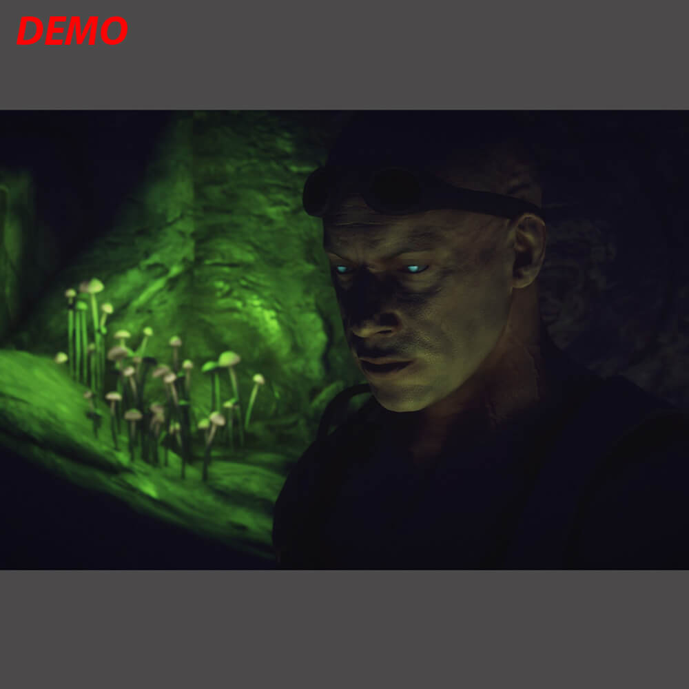 3D Model of Vin Diesel Head by vefilanna