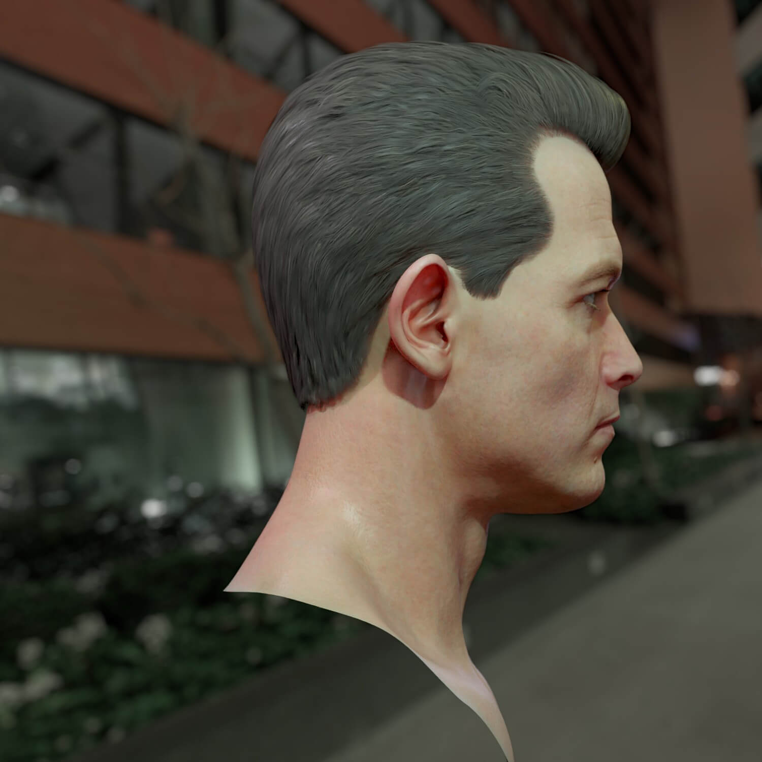 Robert Patrick T1000 Head - 3D Model by vefilanna