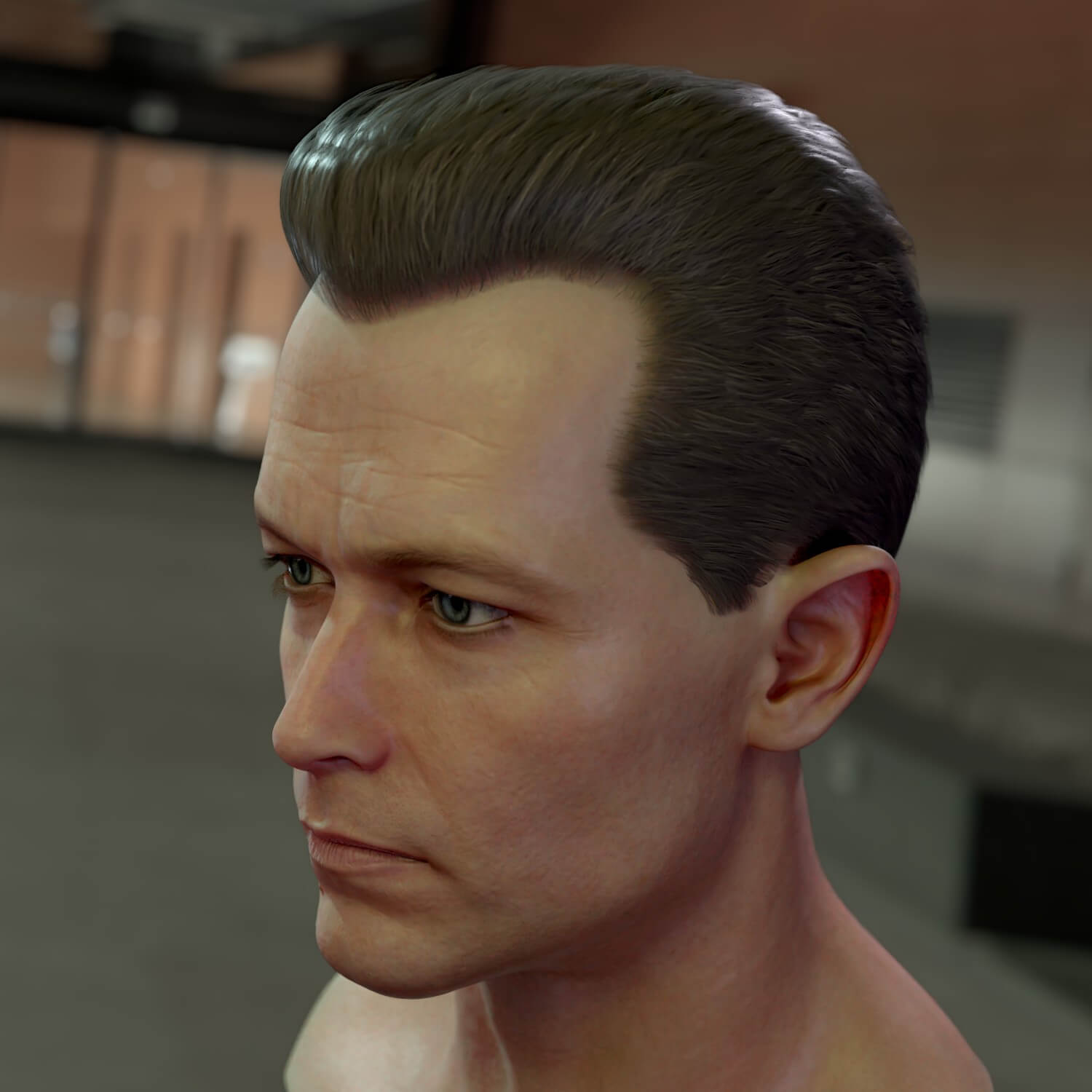 Robert Patrick T1000 Head - 3D Model by vefilanna