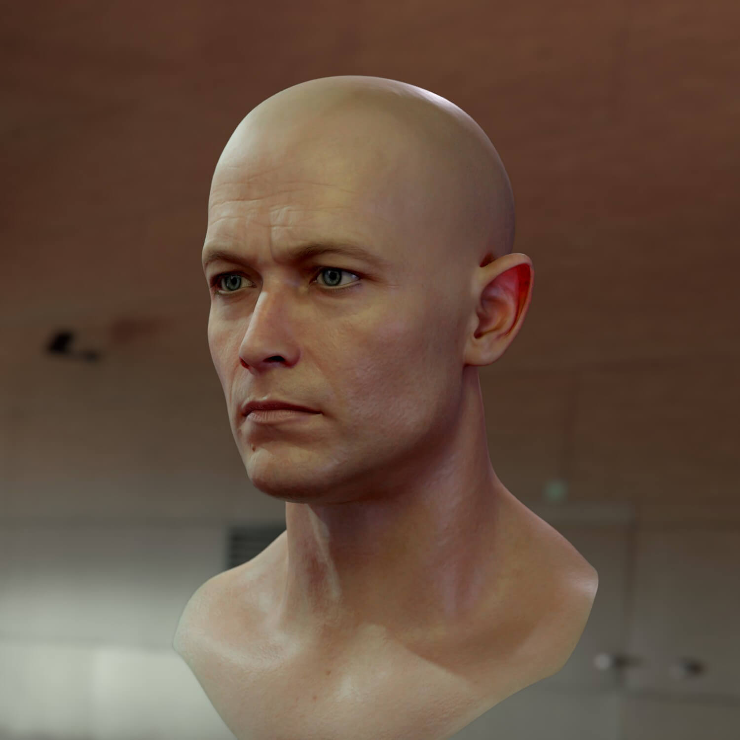 Robert Patrick T1000 Head - 3D Model by vefilanna