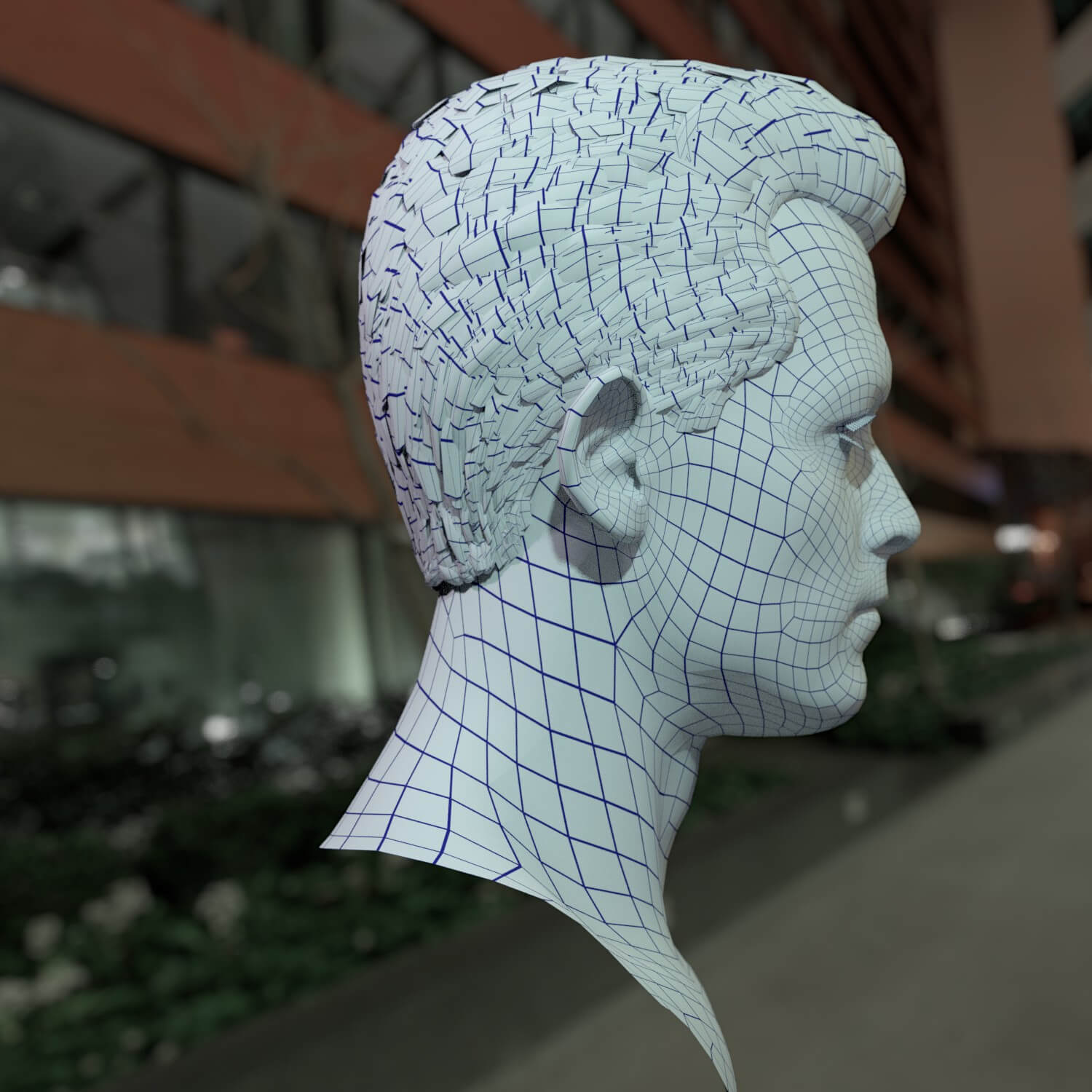 Robert Patrick T1000 Head - 3D Model by vefilanna