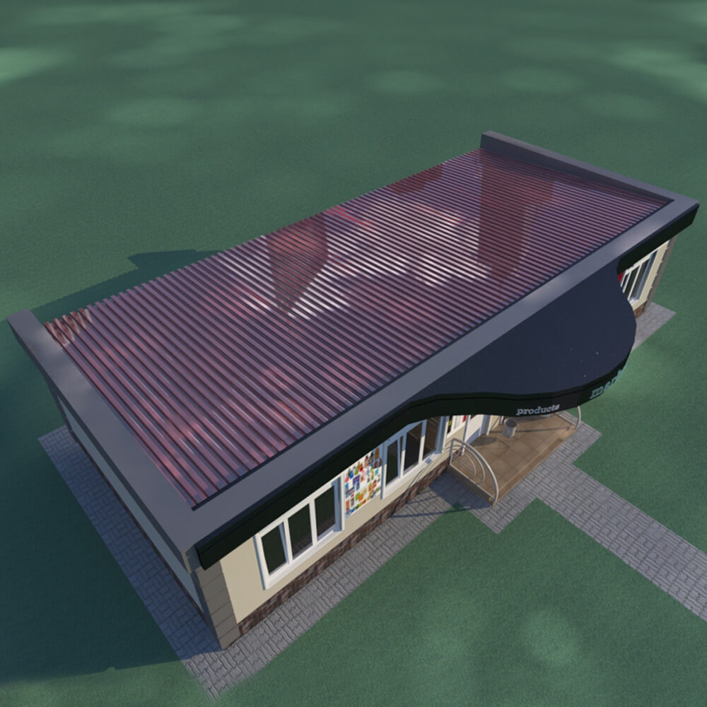 Supermarket Shop - 3D Model by vefilanna