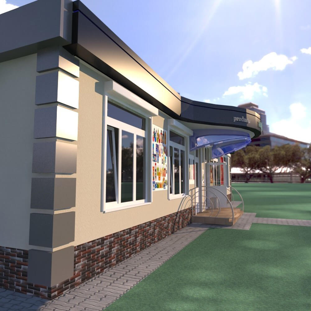 3D Model Supermarket Shop by vefilanna