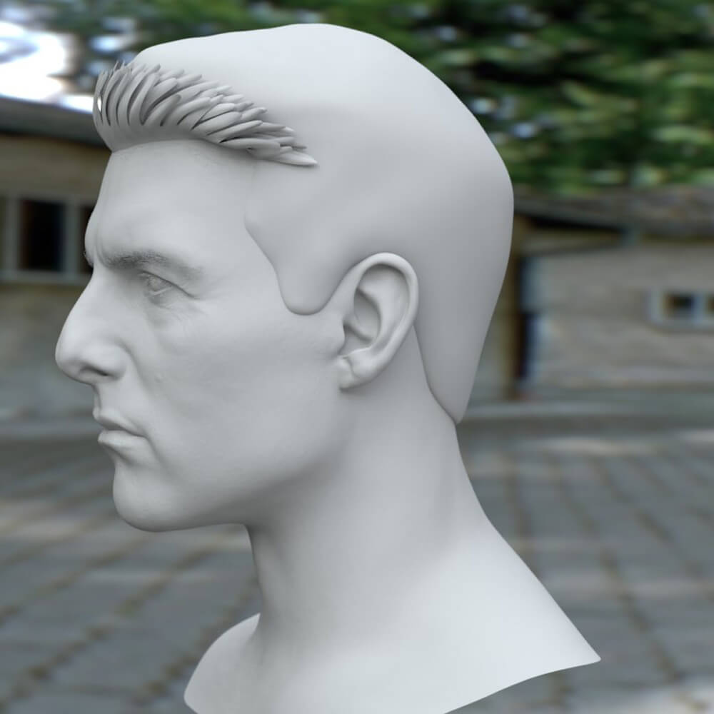 3D Model Tom Cruise Head by vefilanna