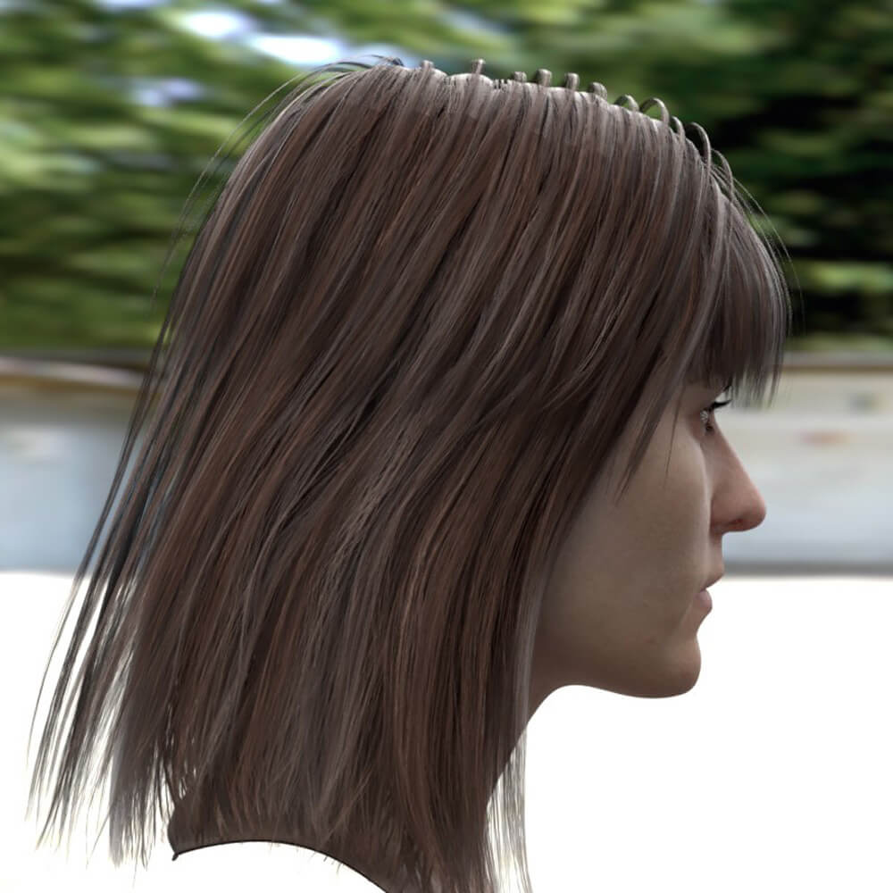 Woman Head V2 - 3D Model by vefilanna