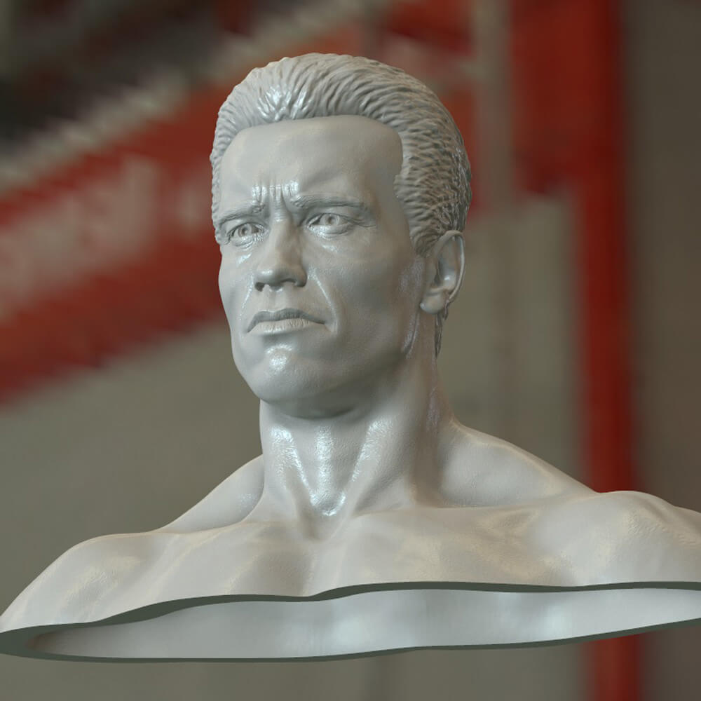 3D Printable Model Arnold Schwarzenegger by vefilanna