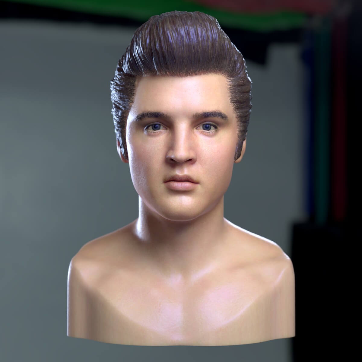 3D Printable Model Elvis Presley by vefilanna