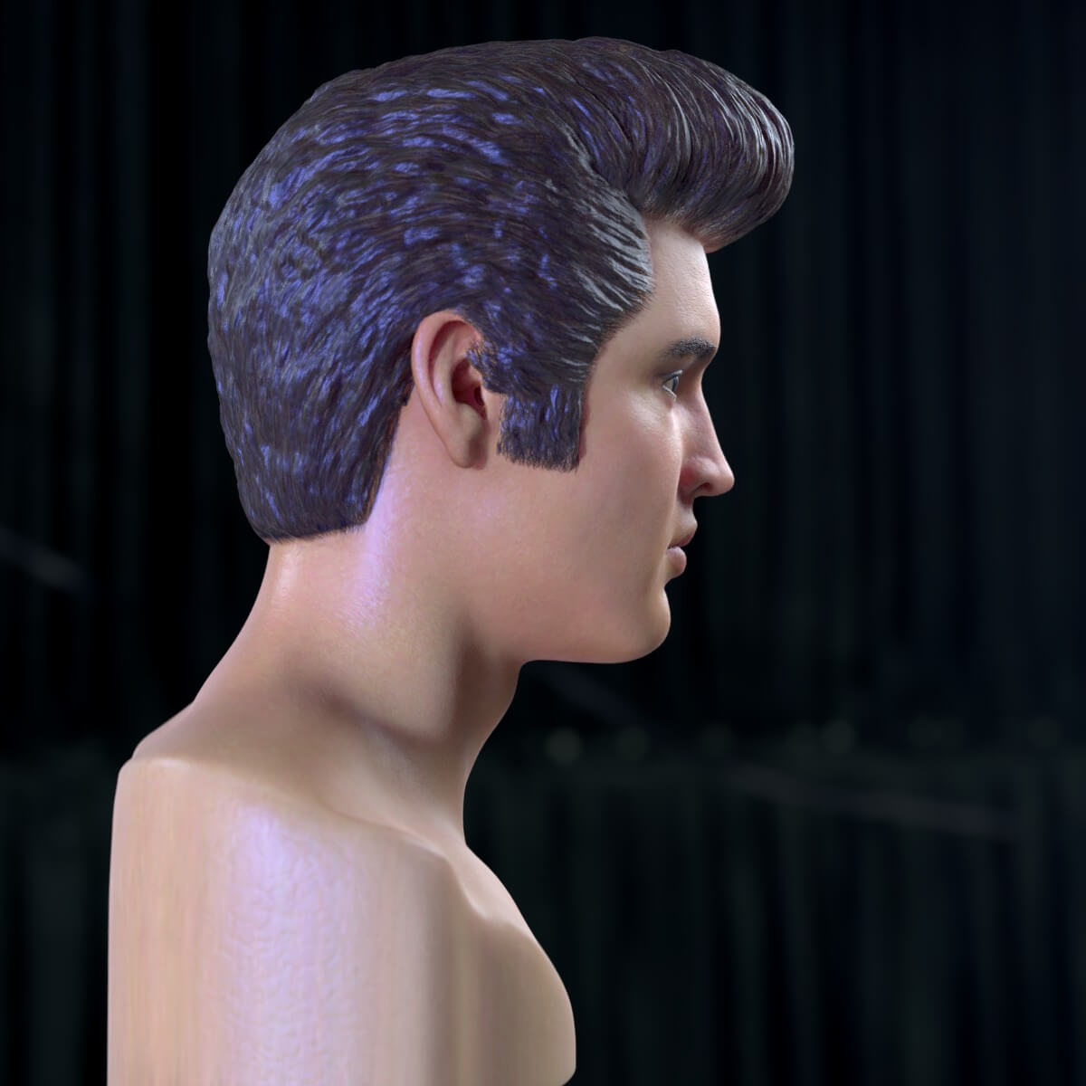 3D Printable Model Elvis Presley by vefilanna