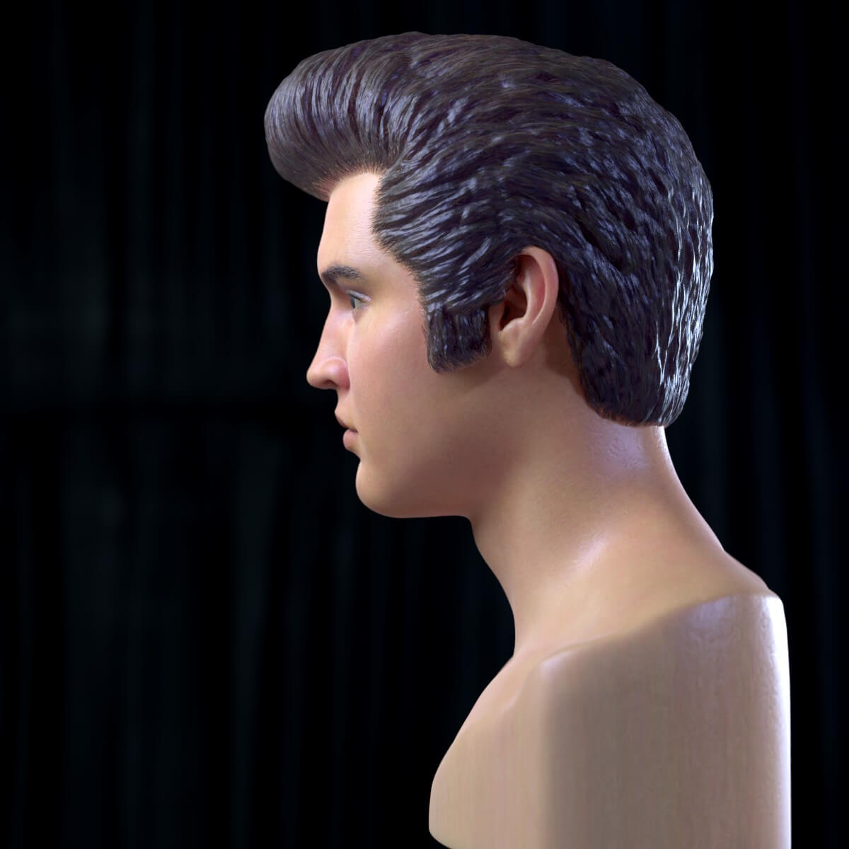 Elvis Presley - Printable 3D Model by vefilanna
