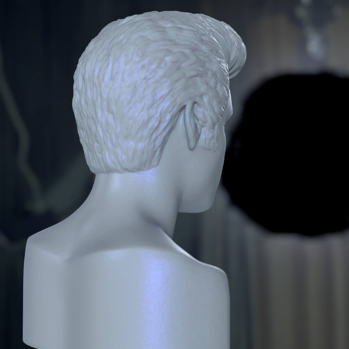 Elvis Presley - Printable 3D Model by vefilanna