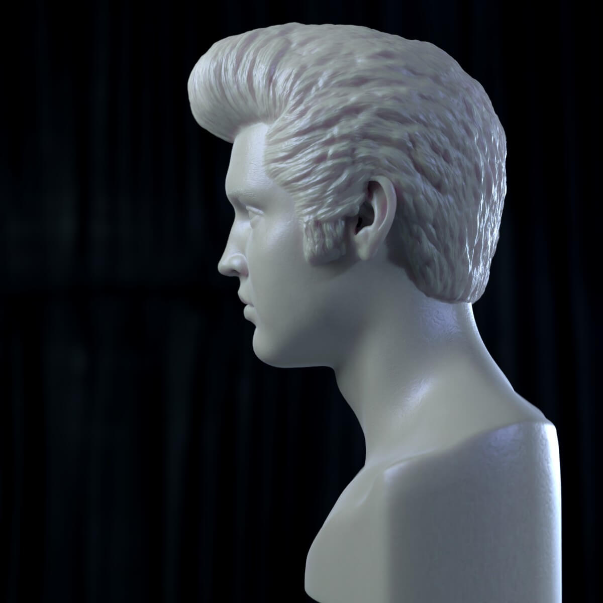3D Printable Model Elvis Presley by vefilanna