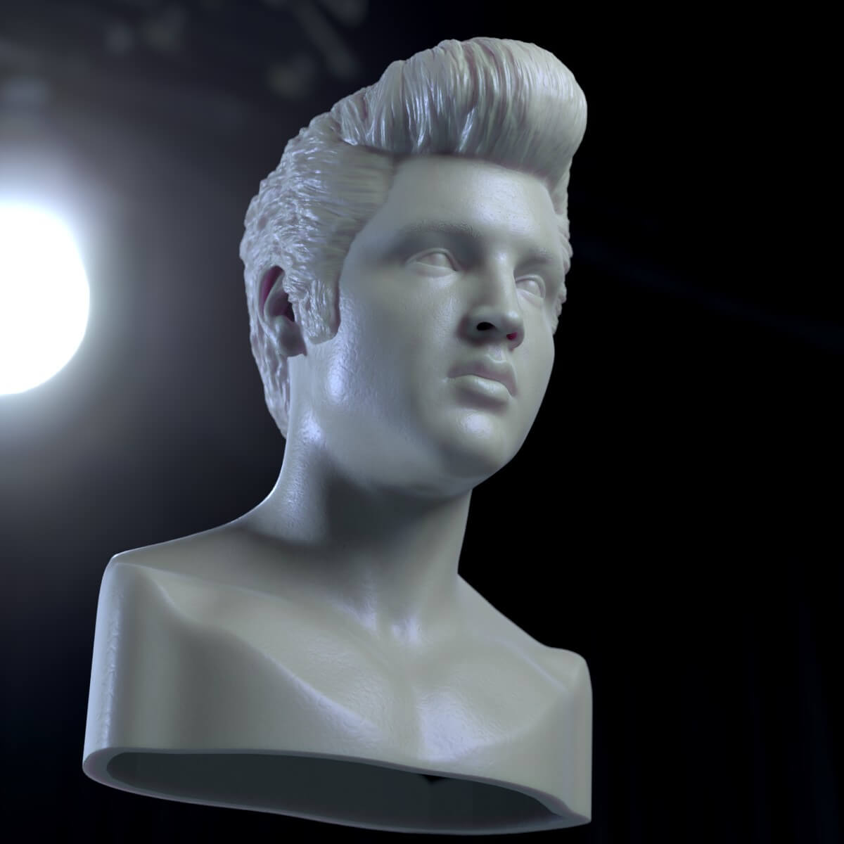 Elvis Presley - Printable 3D Model by vefilanna
