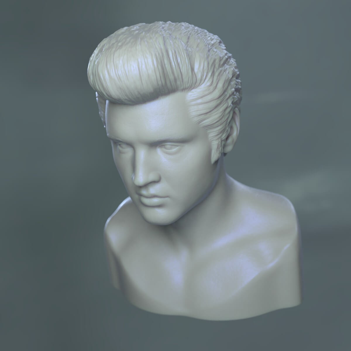 Elvis Presley - Printable 3D Model by vefilanna