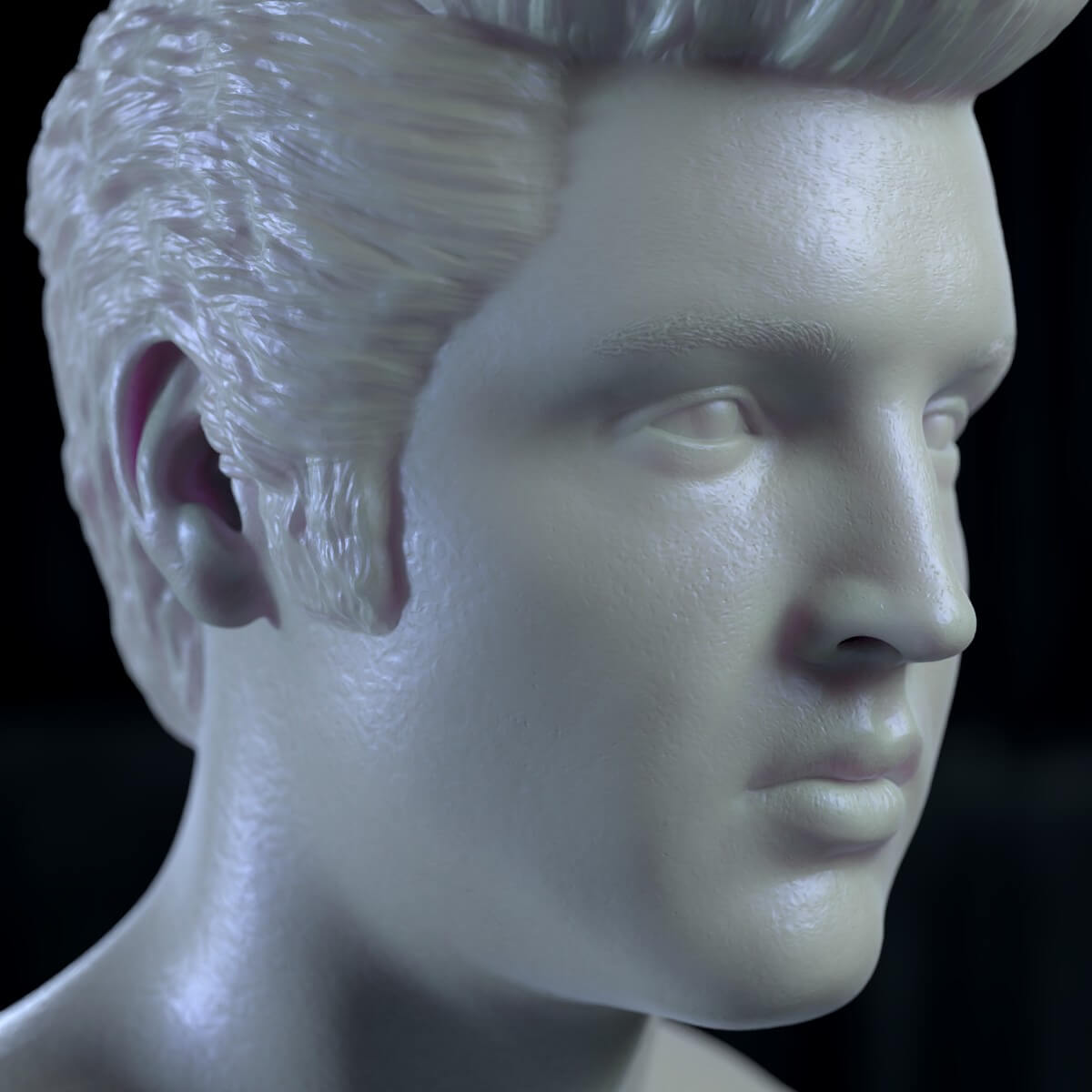 Elvis Presley - Printable 3D Model by vefilanna