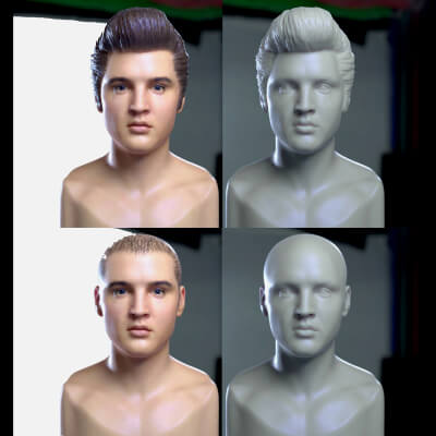 Elvis Presley - Printable 3D Model by vefilanna
