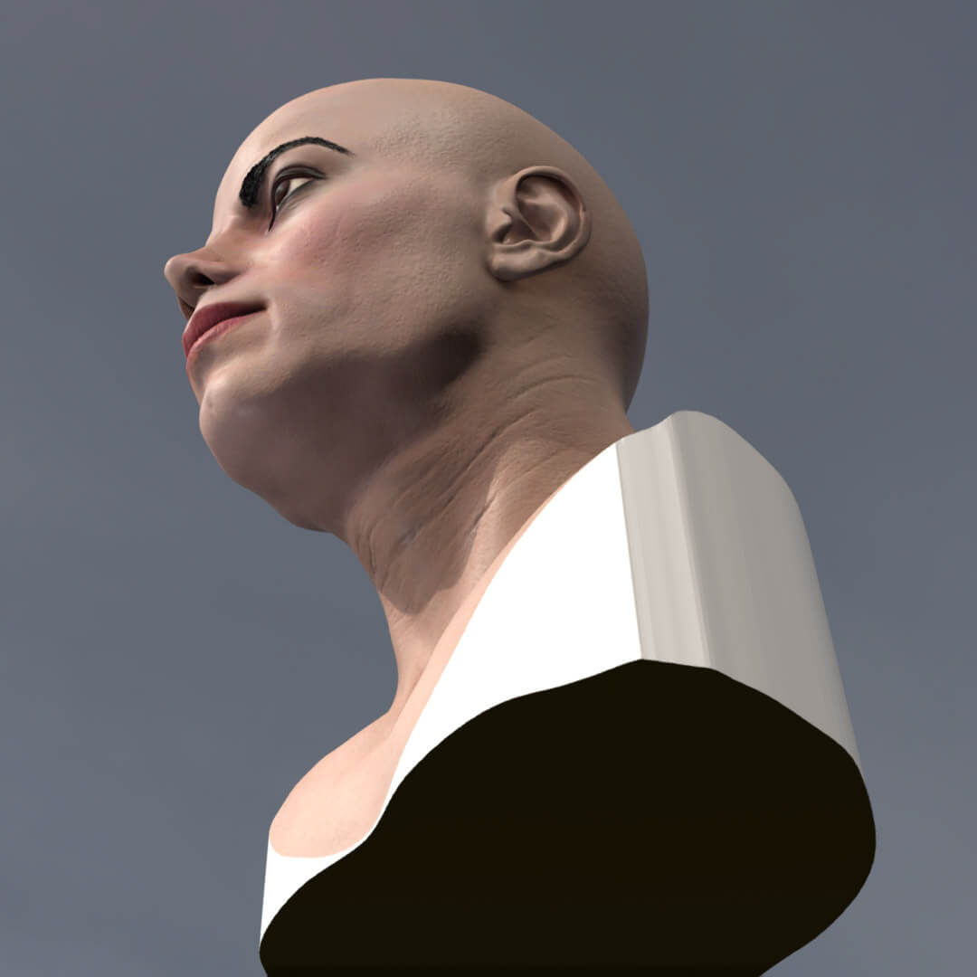 Michael Jackson Bust - Printable 3D Model by vefilanna