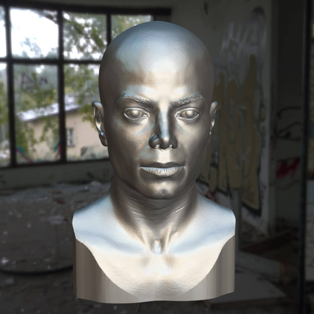 Michael Jackson Bust - Printable 3D Model by vefilanna
