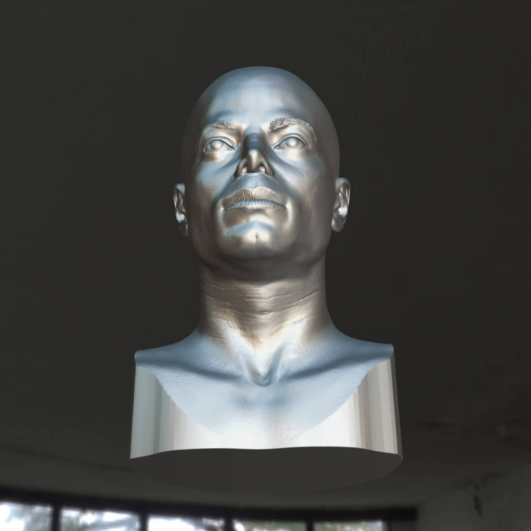 Michael Jackson Bust - Printable 3D Model by vefilanna