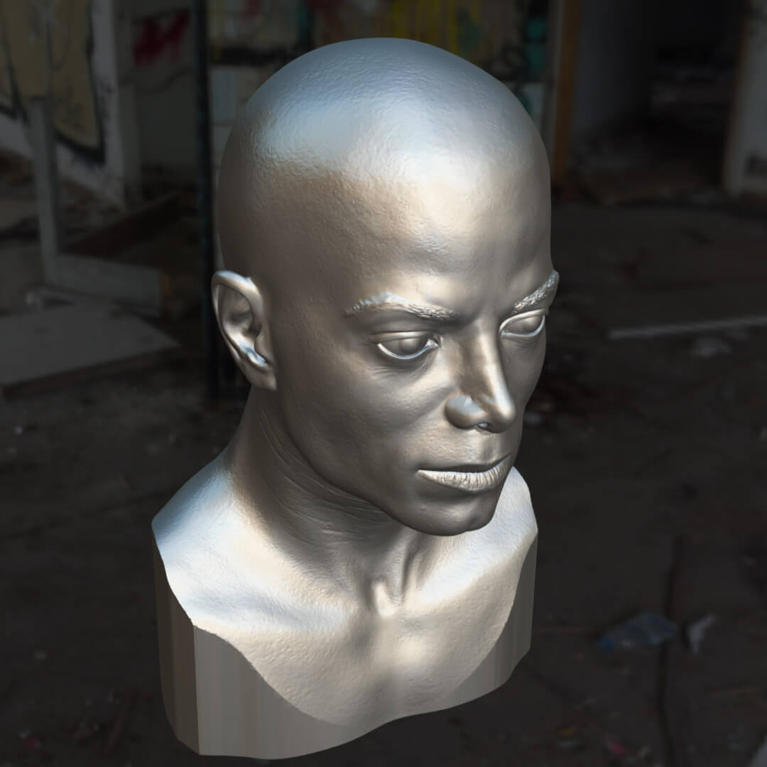 Michael Jackson Bust - Printable 3D Model by vefilanna